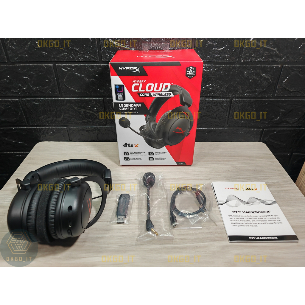 HyperX Cloud Core Wireless (มือสองประกันเหลือ1ปี7เดือน) | Shopee Thailand