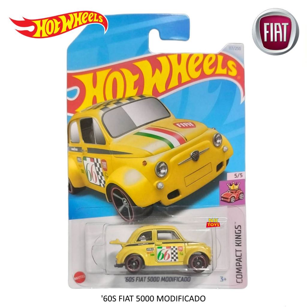 โมเดลรถเหล็ก Hot Wheels รุ่น '60S FIAT 5000 MODIFICADO ลิขสิทธิ์แท้ ...