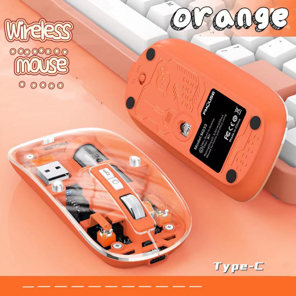 Wireless Mouse / Mouse3 โหมด 2.4G/BT1/BT2 เมาส์ไร้สาย แบบชาร์จแบต เมาส์ ...