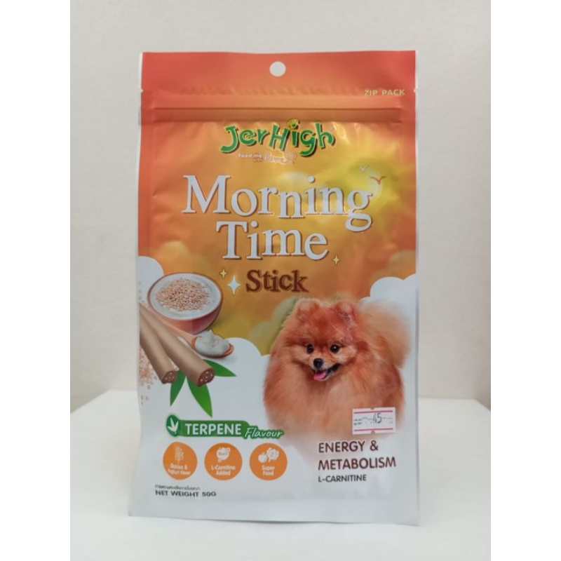 Jerhigh Morning Time Stick สำหรับสุนัขอายุ 3 เดือนขึ้นไป สูตรเพิ่ม ...