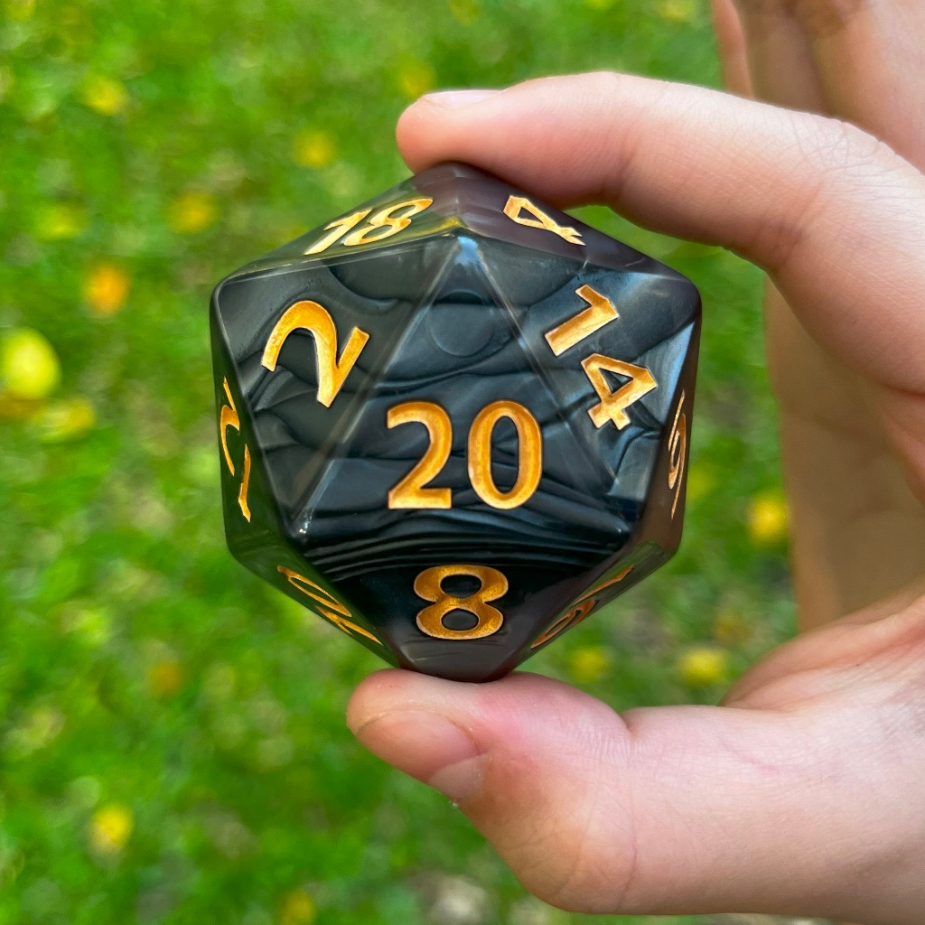 Titan Dice D20 ขนาด 55 - 40 mm. | ลูกเต๋า Dice DnD D&D MTG RPG TRPG เกม ...