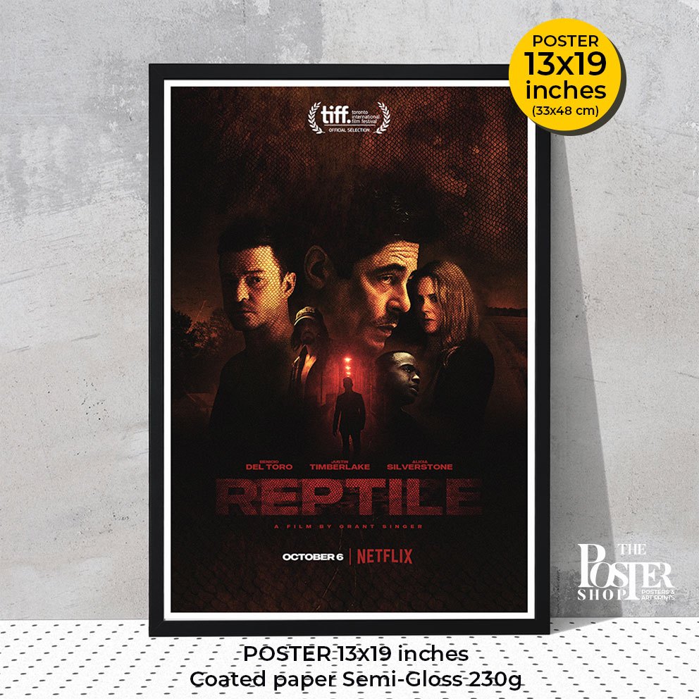 Reptile Poster "ลอกคราบฆาตกร" Benicio Del Toro, Justin Timberlake ...
