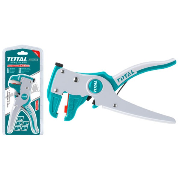 Total คีมปอกสายไฟ อัตโนมัติ7" รุ่น THT15606 ( Wire Stripper ) ของแท้100 ...