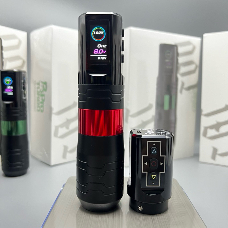 เครื่องสักไร้สาย EZ รุ่น P3PRO TURBO ปรับสโตรกได้3.0-5.0มิลเครื่องแท้มี ...