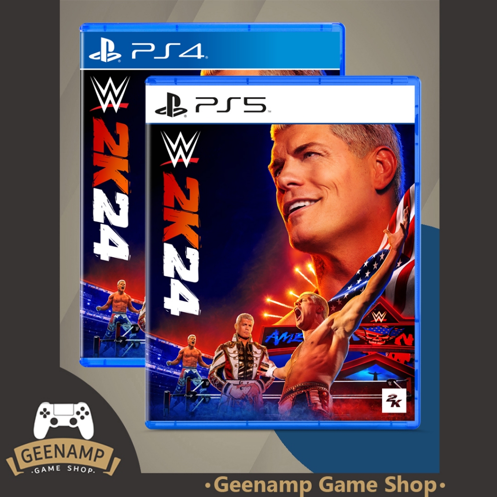 (คูปองShopeeลด15%) PS4 PS5 [มือ1] WWE 2K24 (R3/ASIA)(EN) # WWE 24 | Shopee Thailand