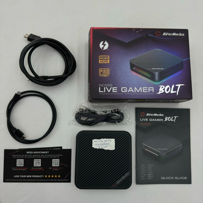[มือสอง] Avermedia Capture Card 4K60 GC555 ครบกล่องใช้งานได้ปกติ สอบถามก่อนสั่ง Live GAMER Bolt ...