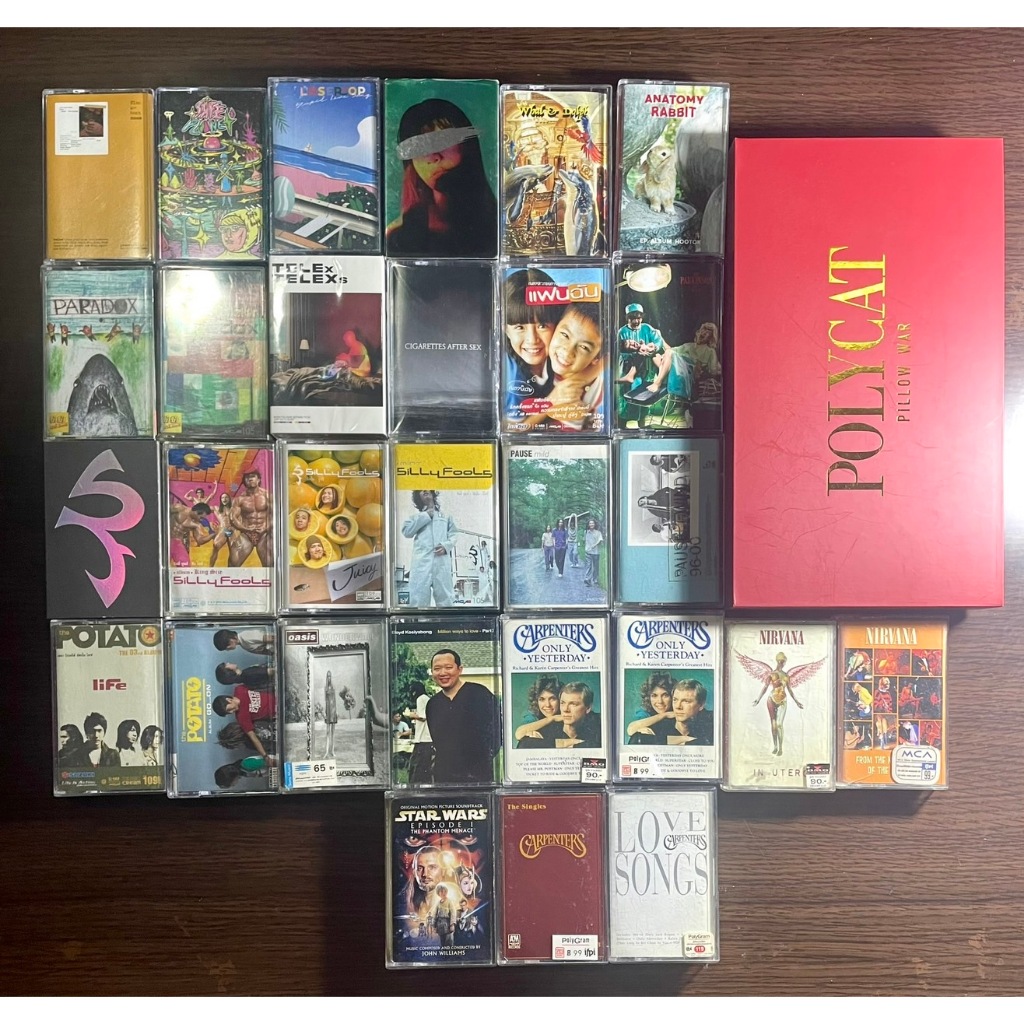 เทปเพลงไทย สากล เทปคาสเซ็ท cassette tape: Safeplanet, Blackbeans, Telex ...