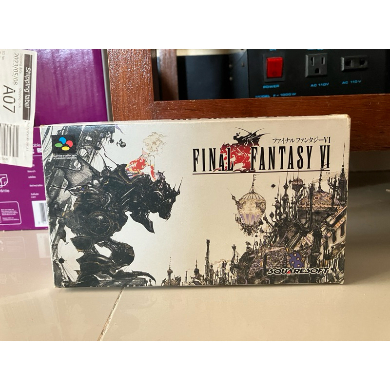 ตลับแท้ Super Famicom (japan)(sfc) Final Fantasy 5-6 มีคู่มือตลับสภาพดี ...