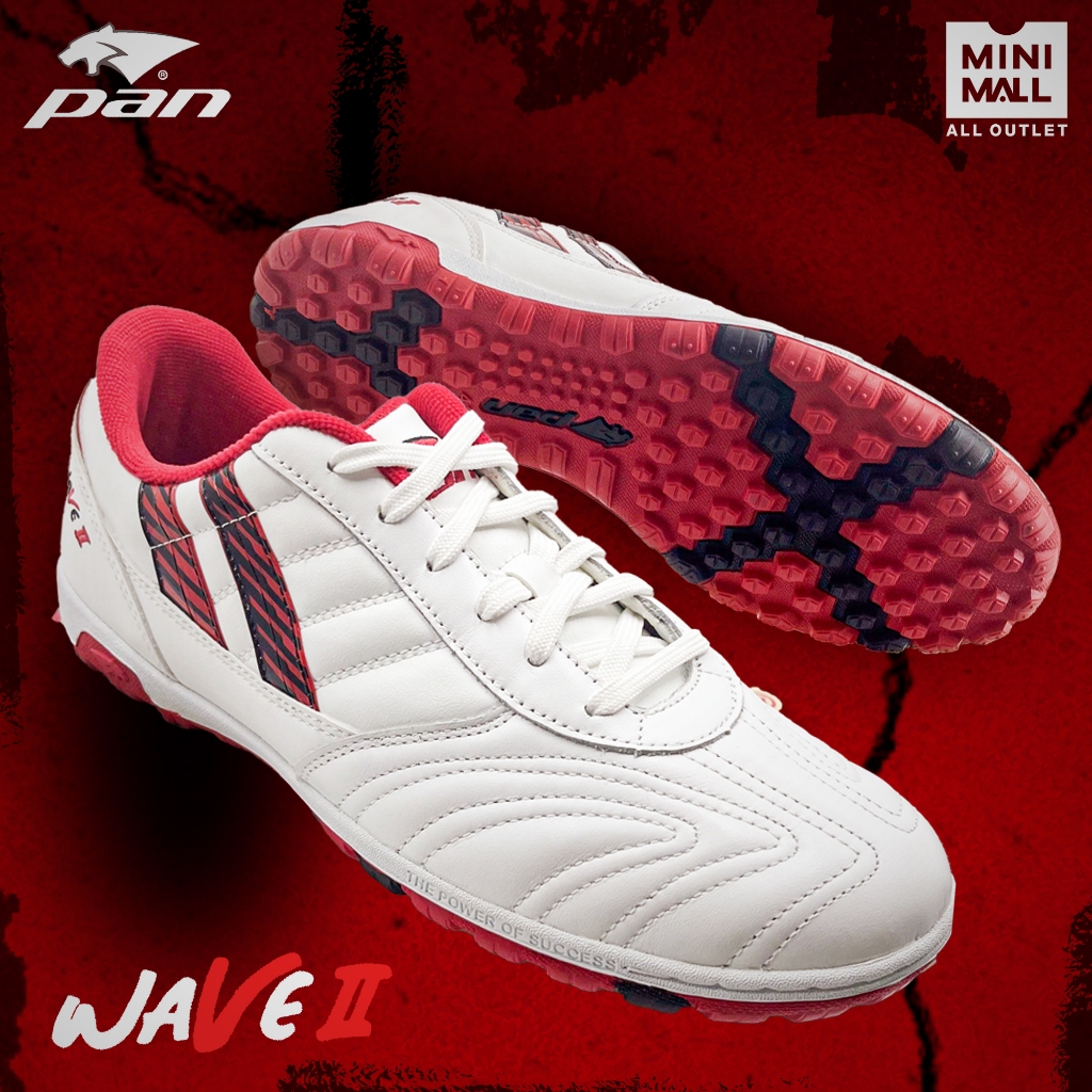 รองเท้าฟุตบอลร้อยปุ่ม PAN รุ่น WAVE II TURF รหัส PF-15WT รองเท้าร้อย ...