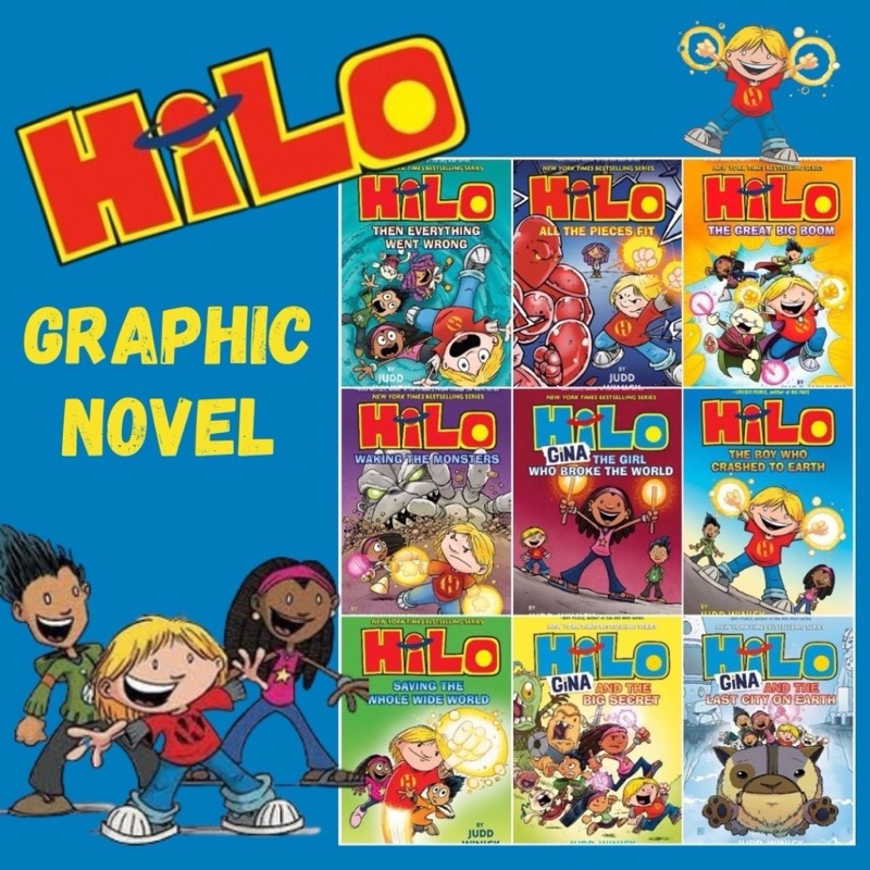 Hilo หนังสือวรรณกรรมเยาวชน ภาษาอังกฤษ แบบ Graphic novel เซต 10 เล่ม ...