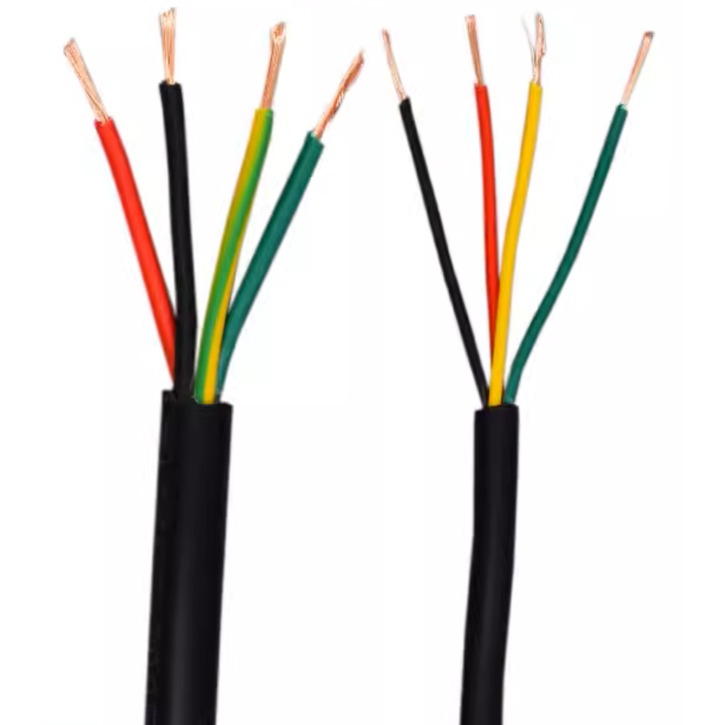 สายมัลติคอร์ Multicore cable 0.3 SQ.MM. 2C 3C 4C 5C 6C 7C สีดำ | Shopee ...