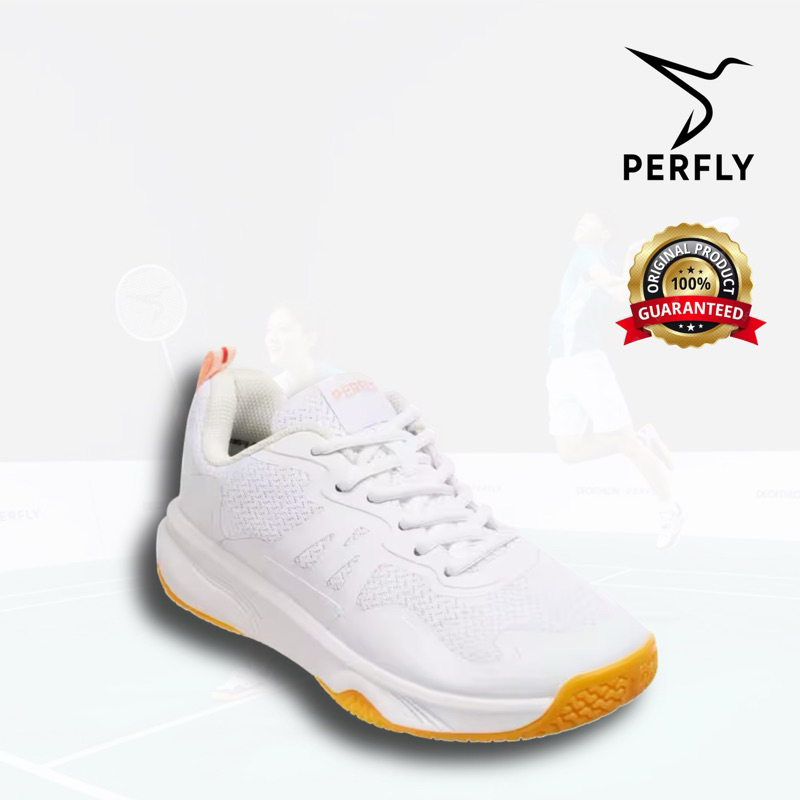 รองเท้าแบดมินตันสำหรับผู้หญิง รุ่น SENSATION 530 (สีขาว) PERFLY ...