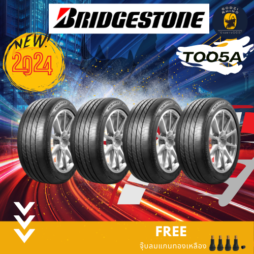 BRIDGESTONE รุ่น TURANZA T005A 195/65R15 205/55R16 215/55R17 ยางใหม่ปี 23-24🔥(ราคาต่อ 4 เส้น ...