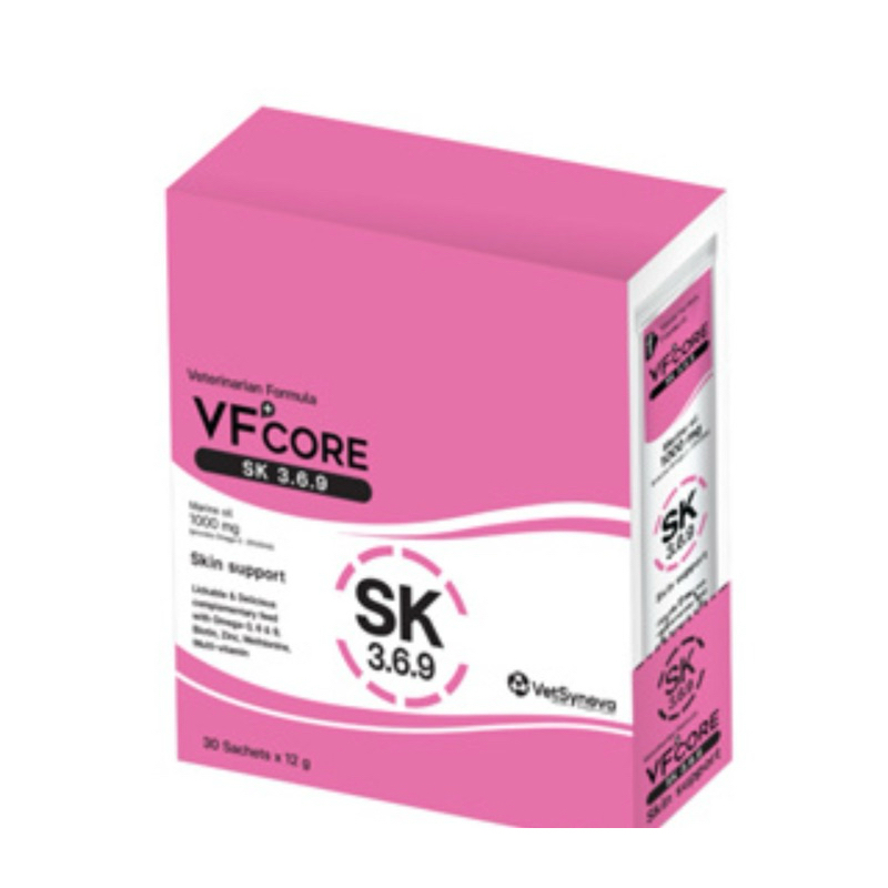 VF core sk สีชมพู พร้อมส่ง สูตรใหม่บำรุงผิวหนังและเส้นขน | Shopee Thailand