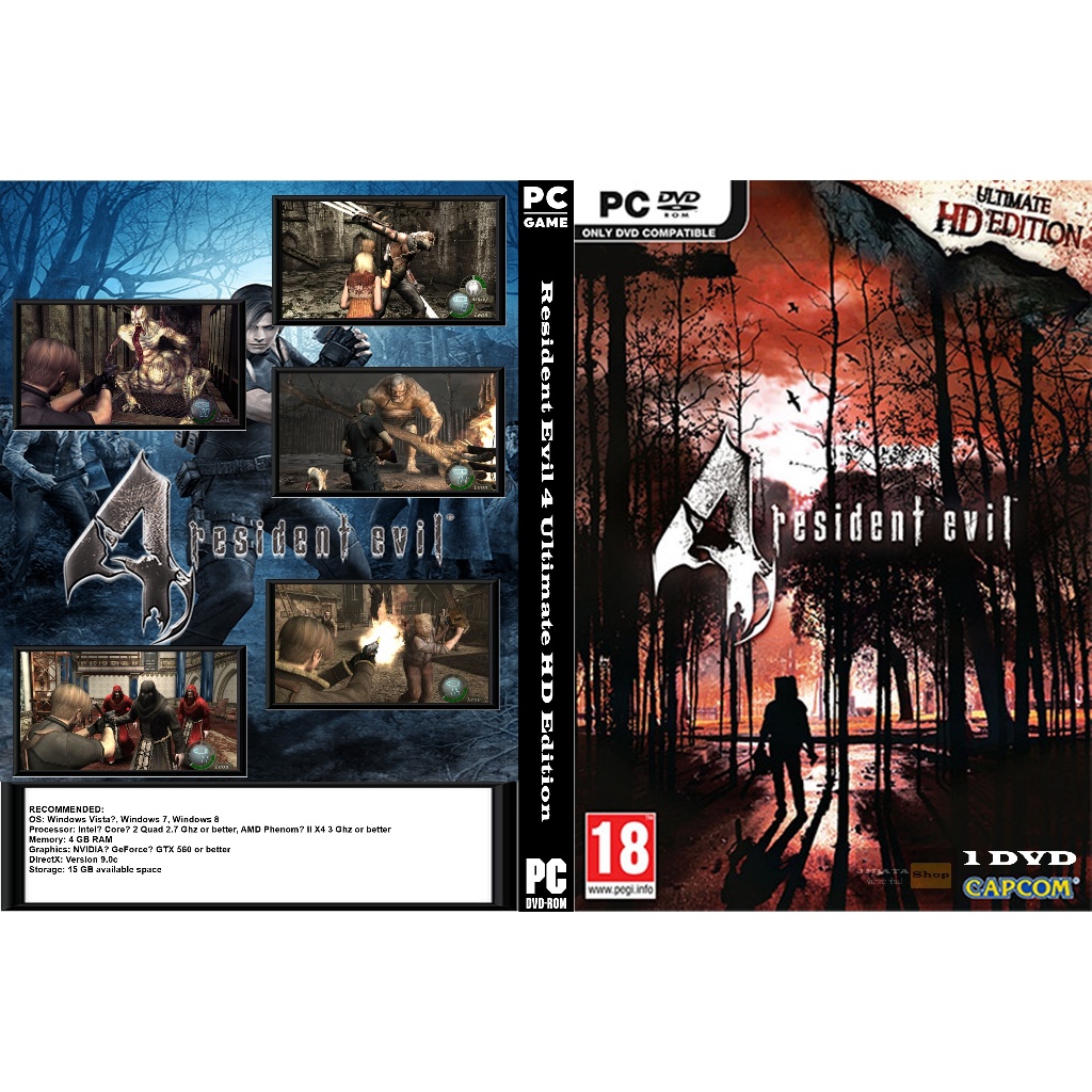 แผ่น Game PC Resident Evil 4 Ultimate HD Edition (1DVD) | Shopee Thailand