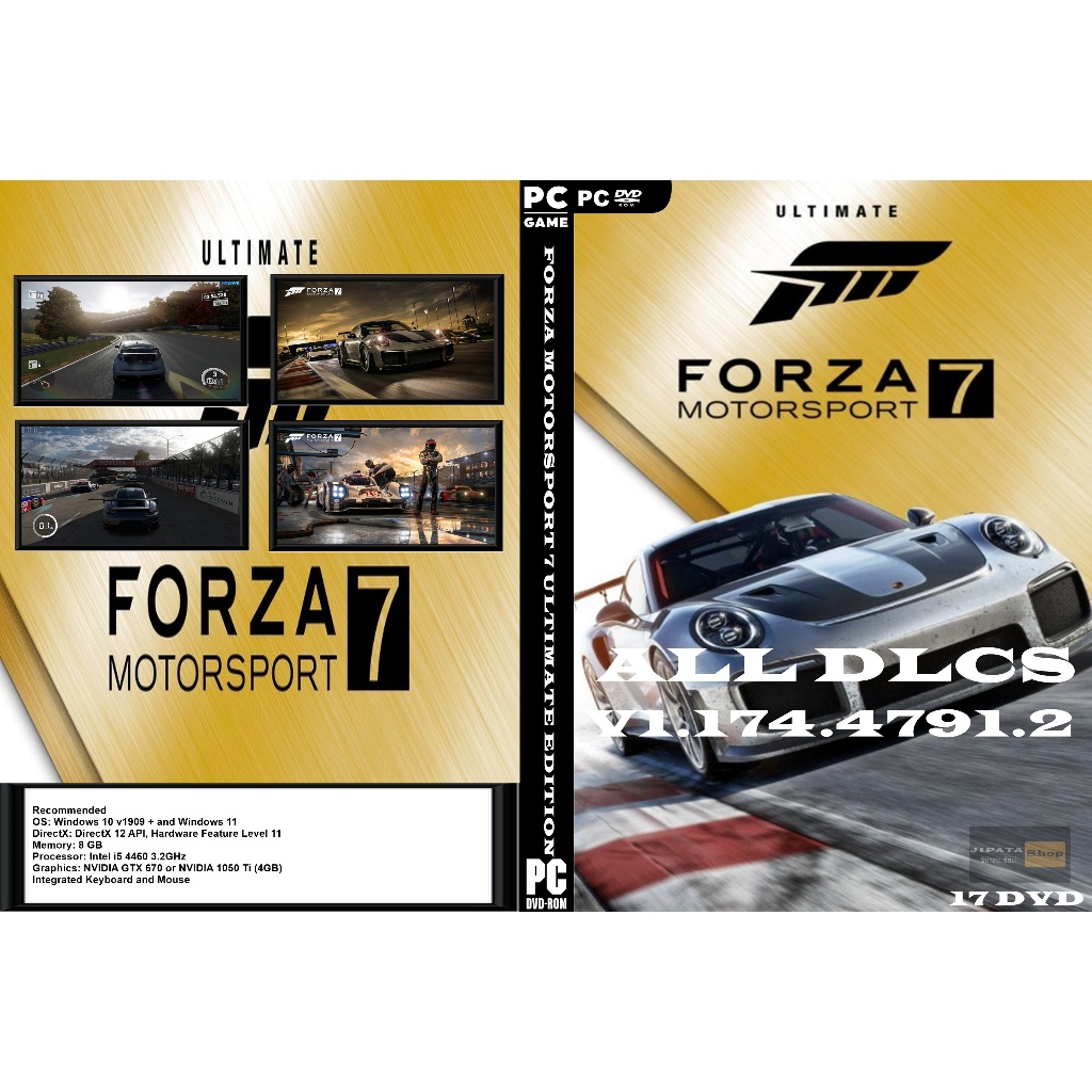 แผ่น Game PC Forza Motorsport 7 (17DVD) | Shopee Thailand