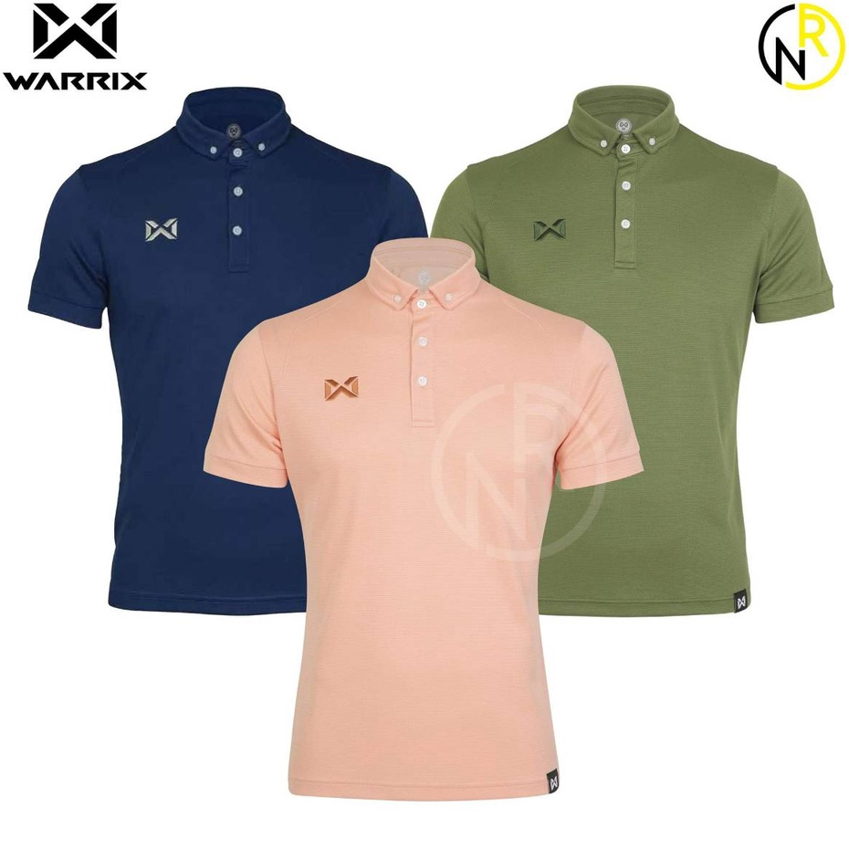สีใหม่ล่าสุด** WARRIX สีกรมท่าทีมชาติ เสื้อคอปกทีมชาติ ชุดเหย้า สีพีช สีเขียวทหาร 3315 | Shopee ...