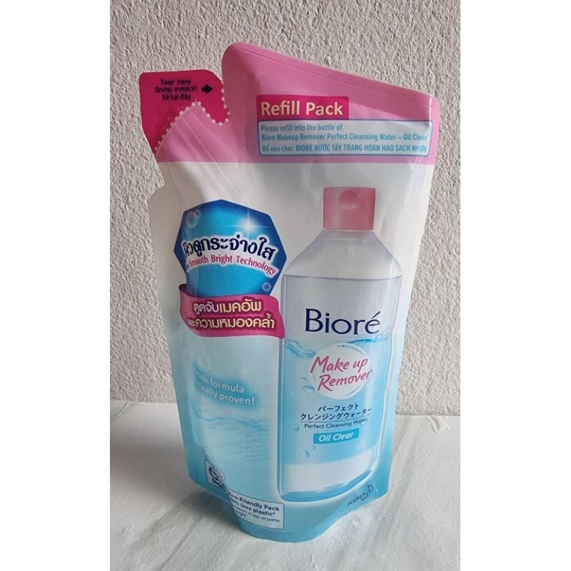 BIORE Perfect Cleansing Water Refill ที่เช็ดเครื่องสำอาง 250 ML สูตร ...