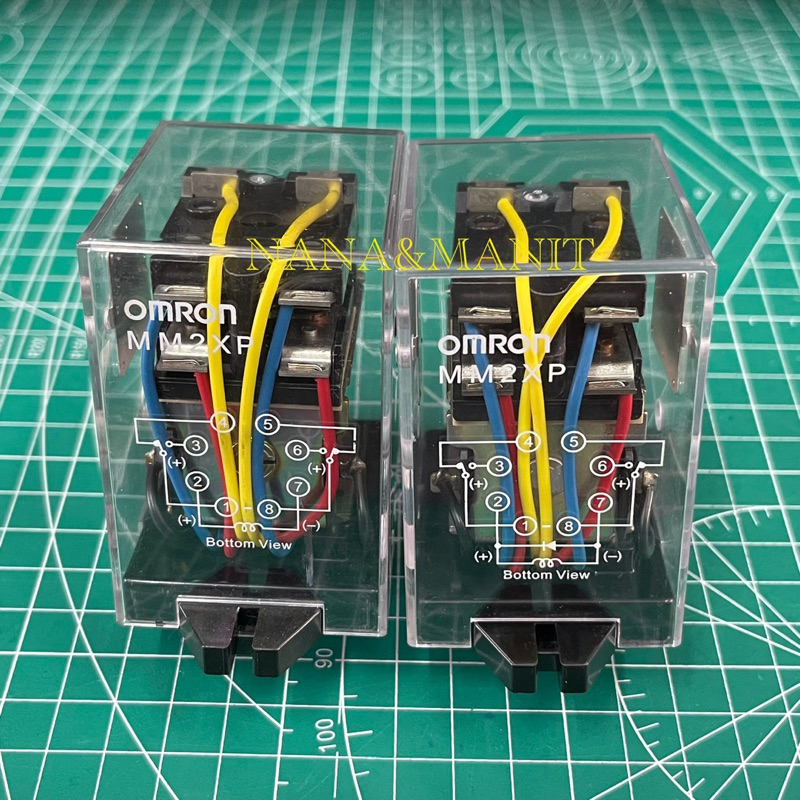 MM2XP POWER RELAY OMRON ไฟ 24VDC 220VAC ราคาต่อ 1 ชิ้น มีสินค้า พร้อมส่ง | Shopee Thailand
