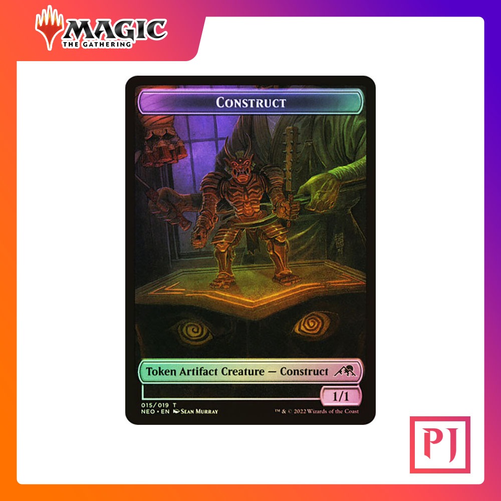 [MTG] Construct Token (3/1) // Samurai Token [NEO] [TOKEN] [COMMON ...