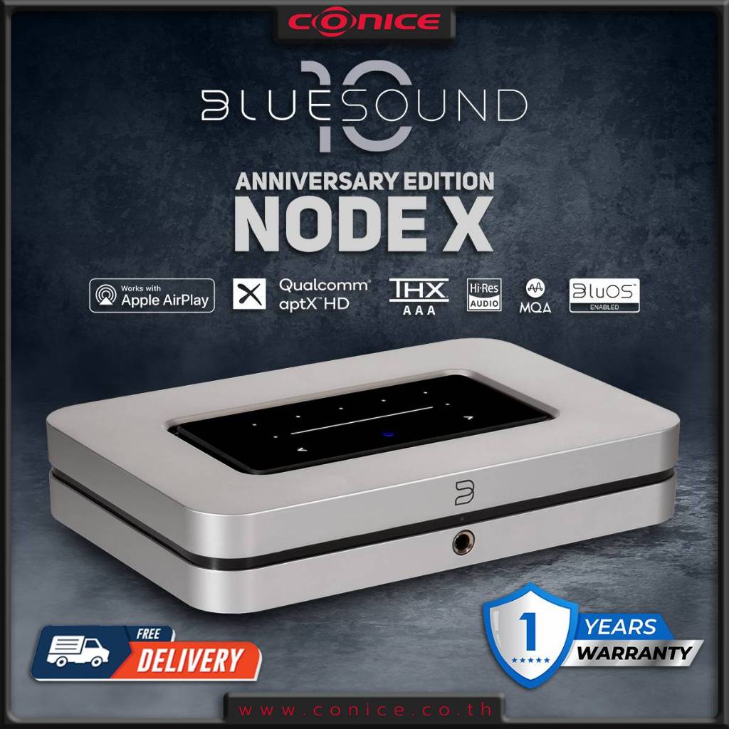 Bluesound NODE X Premium Wireless Hi-Res Multi-Room Music Streamer ...