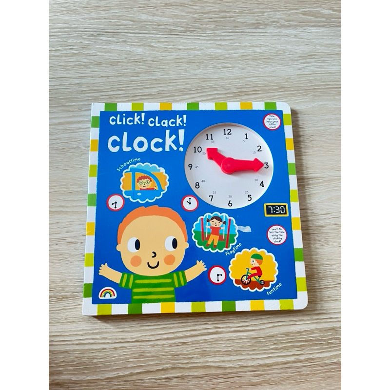 ของใหม่ในซีล หนังสือสอนเวลา Click Clack Clock | Shopee Thailand