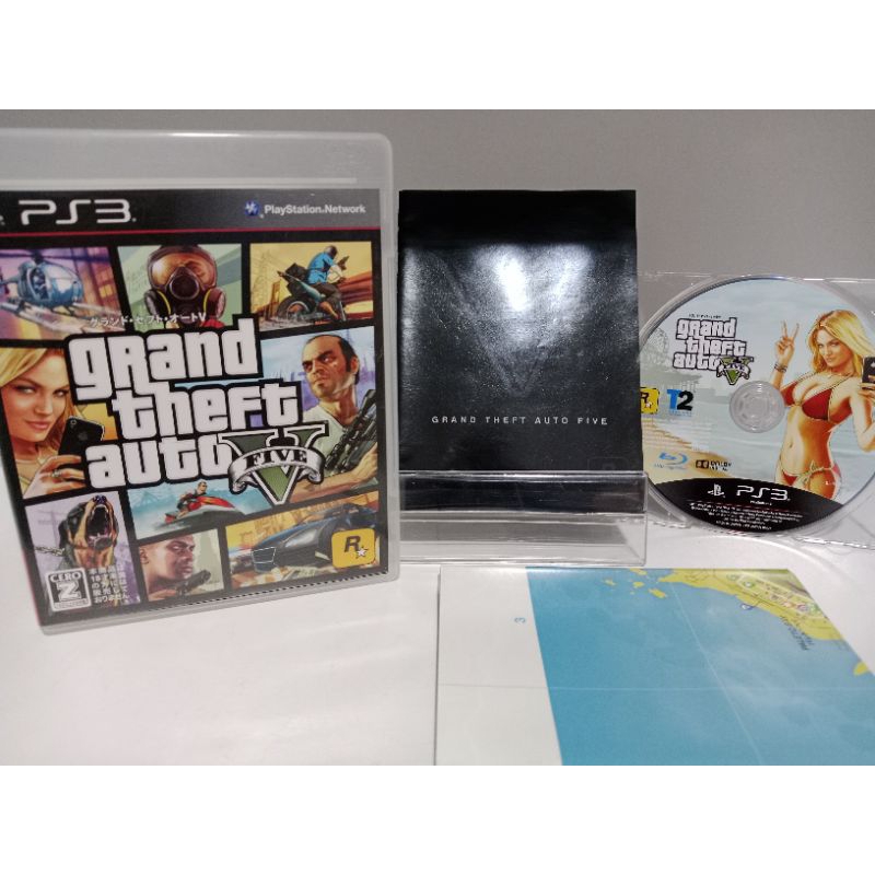แผ่นเกมส์ Ps3 - Grand Theft Auto V: GTA V (Playstation 3) (ญี่ปุ่น)ใน ...