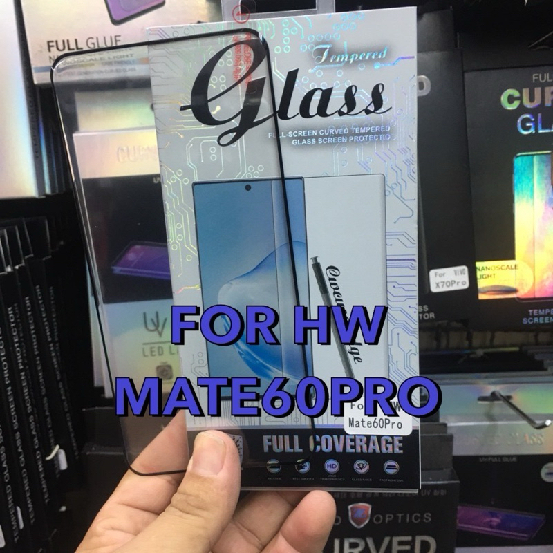 ฟิล์มกระจกกาวเต็มจอ รุ่น Huawei Mate60Pro(5G) !ตรงรุ่น! ฟิล์มกระจกกาวเต็ม พร้อมอุปกรณ์ติดตั้ง ...