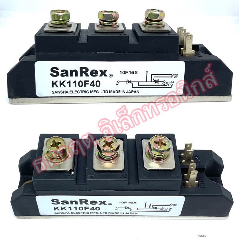 KK110F40 โมดูล SanRex. thyristor module 400V 110A (ของใหม่) พร้อมส่ง | Shopee Thailand