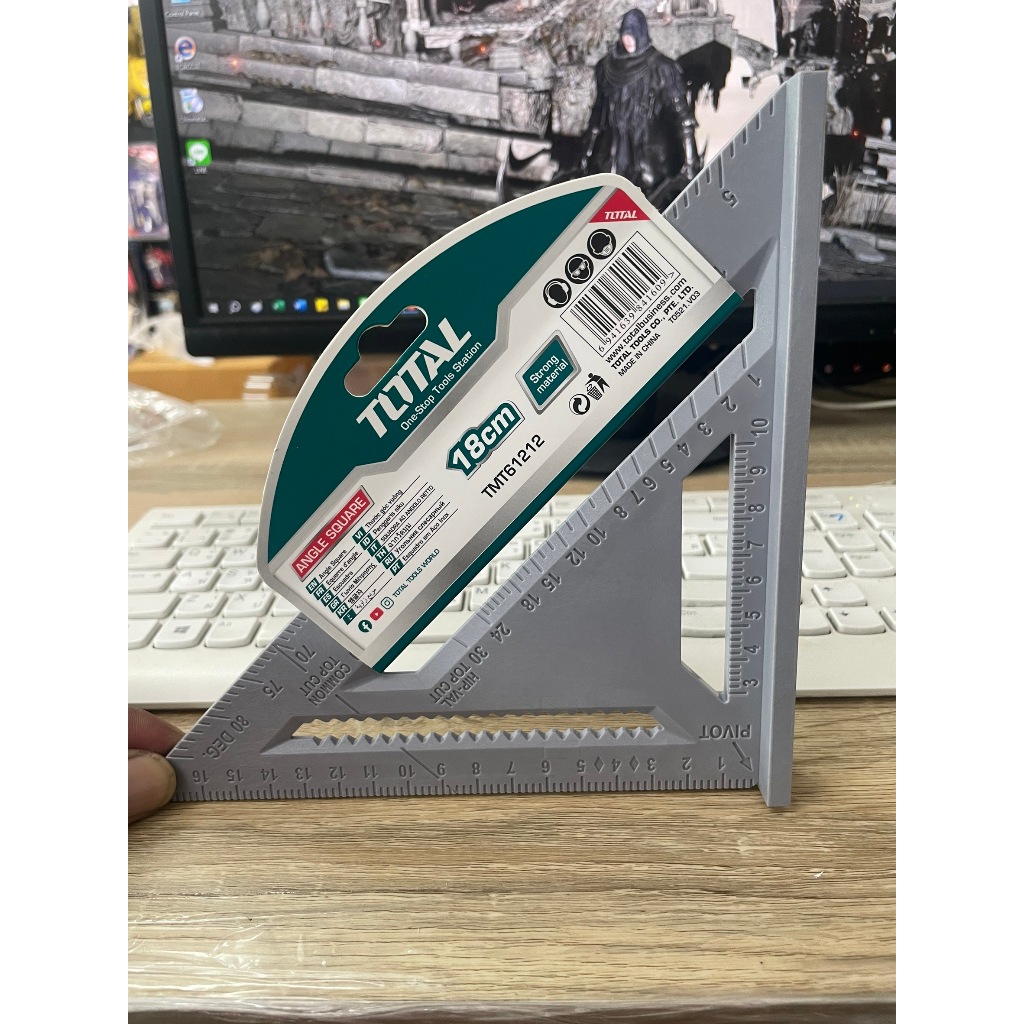 *รุ่นใหม่* Total ฉากวัดมุม / ฉากวัดองศา ขนาด 7 นิ้ว รุ่น TMT61201 / ขนาด 18 ซม. ของแท้ | Shopee ...