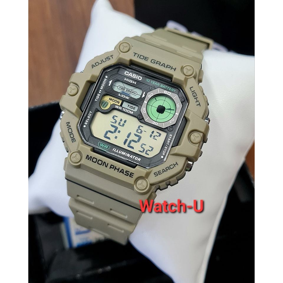 นาฬิกาผู้ชาย CASIO DIGITAL WS-1700H รุ่น WS-1700H-5A | Shopee Thailand