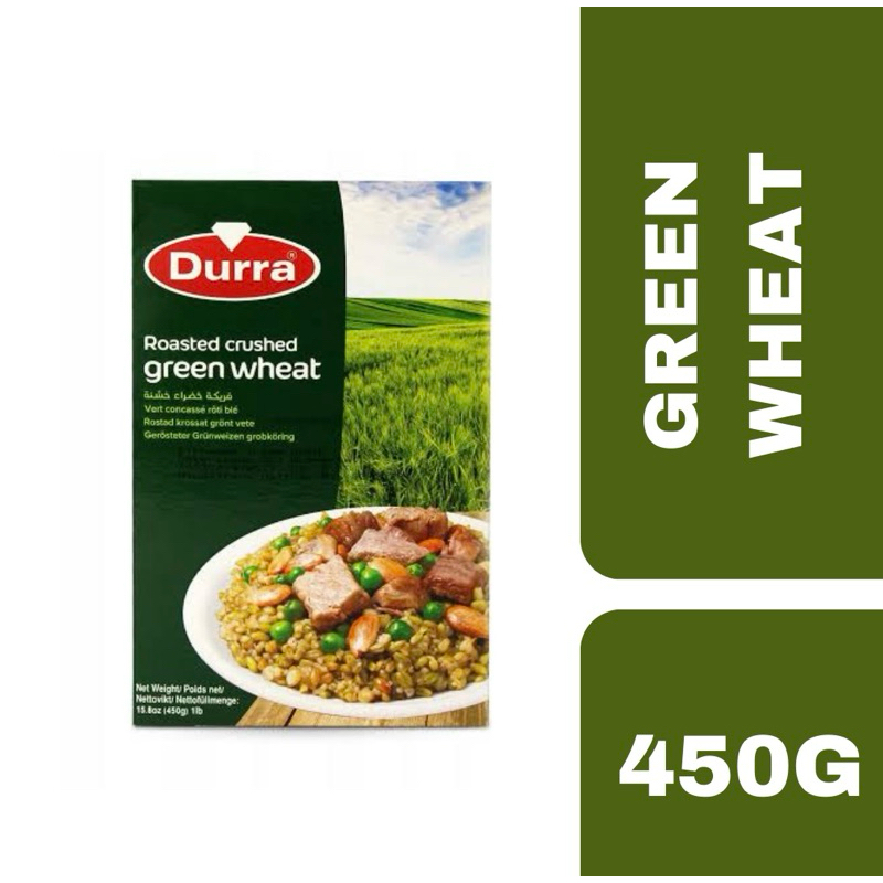 Durra Roasted Crushed Green Wheat 450g++ ดูร่า ข้าวสาลี่ สีเขียว450กรัม ...