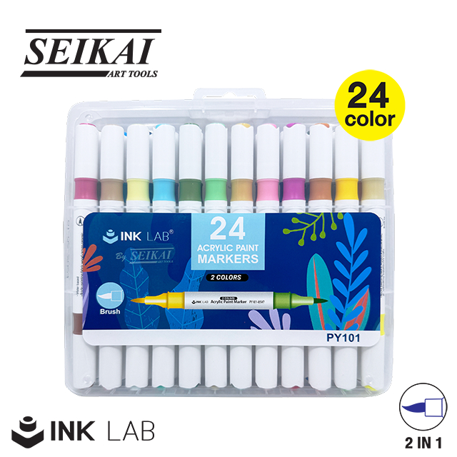 SEIKAI ชุดปากกา ACRYLIC INKLAB (ACRYLIC MARKER) 1 ชุด | Shopee Thailand