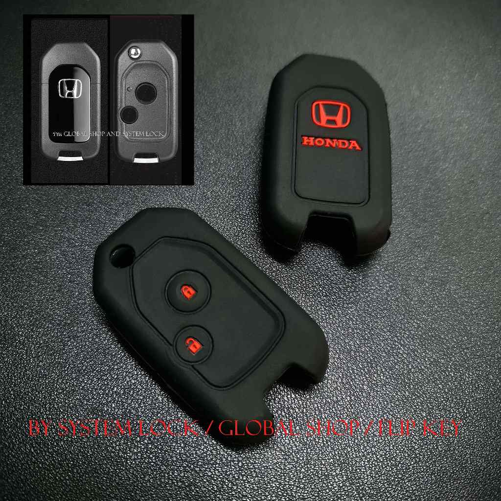 เคส Honda key cover case สำหรับกุญแจพับ ฮอนด้า 2 ปุ่ม | Shopee Thailand