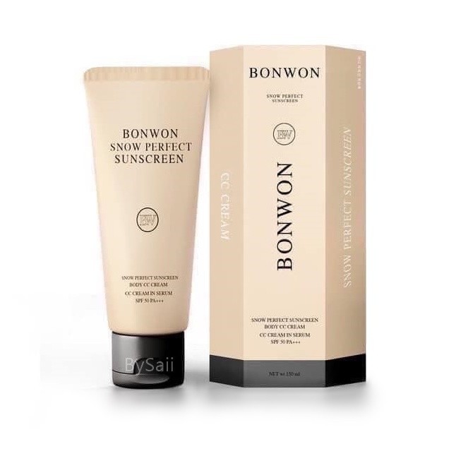 กันแดดบอนวอน Bonwon Sunscreen Body CC Cream SPF 50 PA+++ | Shopee Thailand