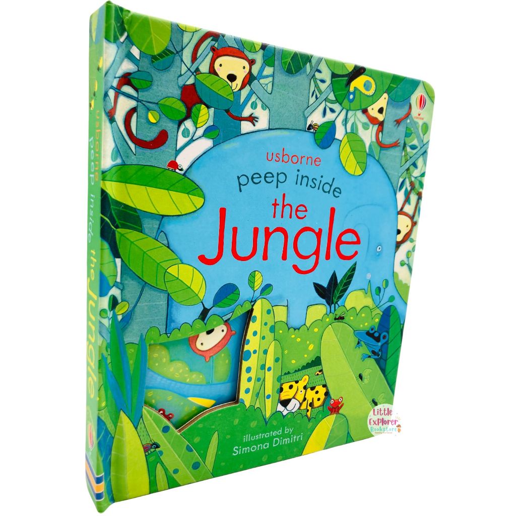 Usborne Peep Inside the Jungle Lift the Flap Board Book หนังสือนิทาน ...