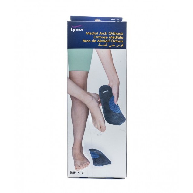 TYNOR K10 รองอุ้งเท้า MEDIAL AD SIZE S แผ่นรองอุ้งเท้าด้านใน (คู่ ...
