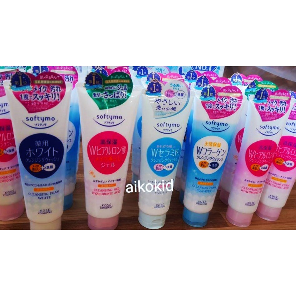 ของแท้จากญี่ปุ่น!! Kose Softymo Cleansing foam โฟมล้างหน้าและล้าง ...