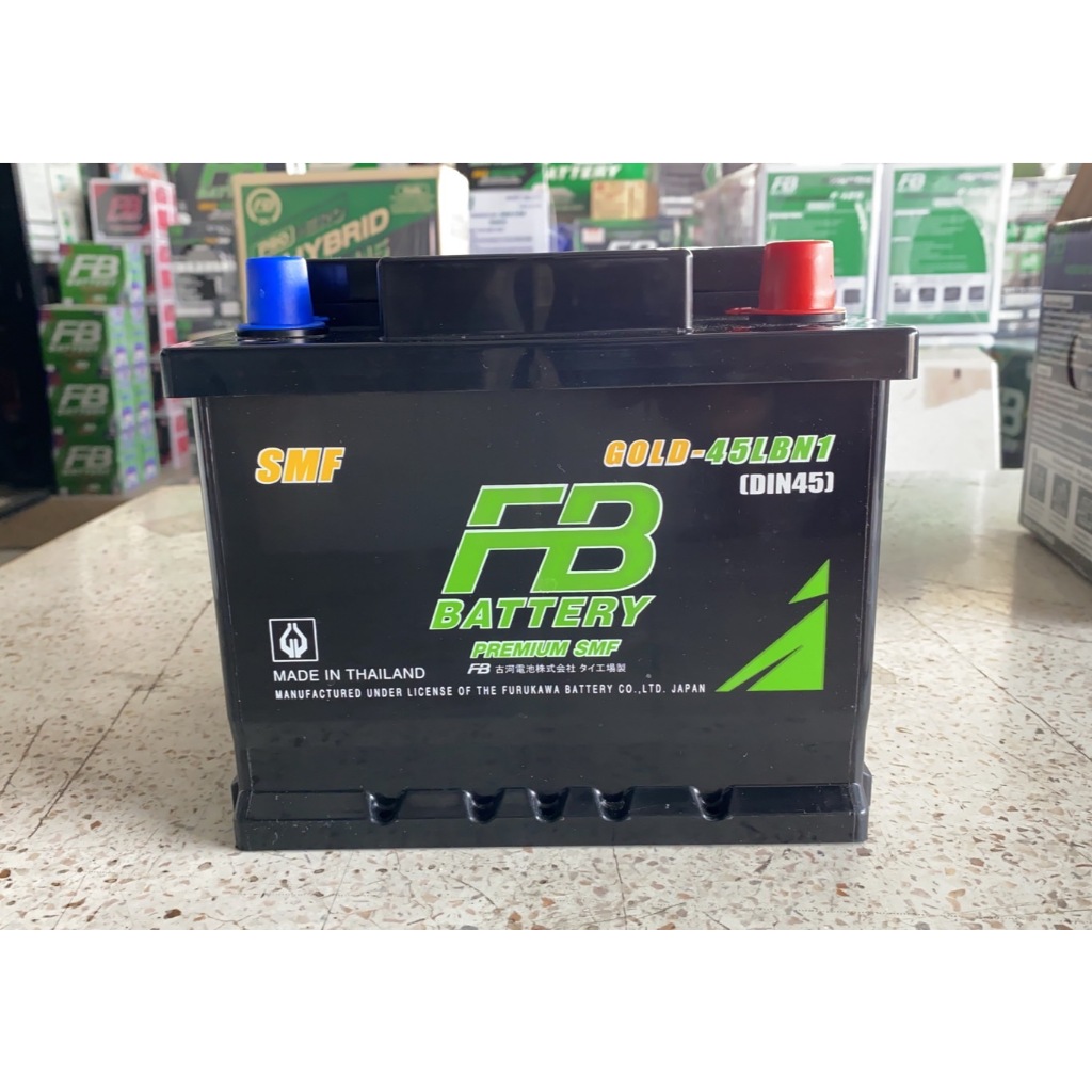 แบตเตอรี่ FB Battery Premium Gold SMF DIN 45 LBN 1 ขั้ว L | Shopee Thailand