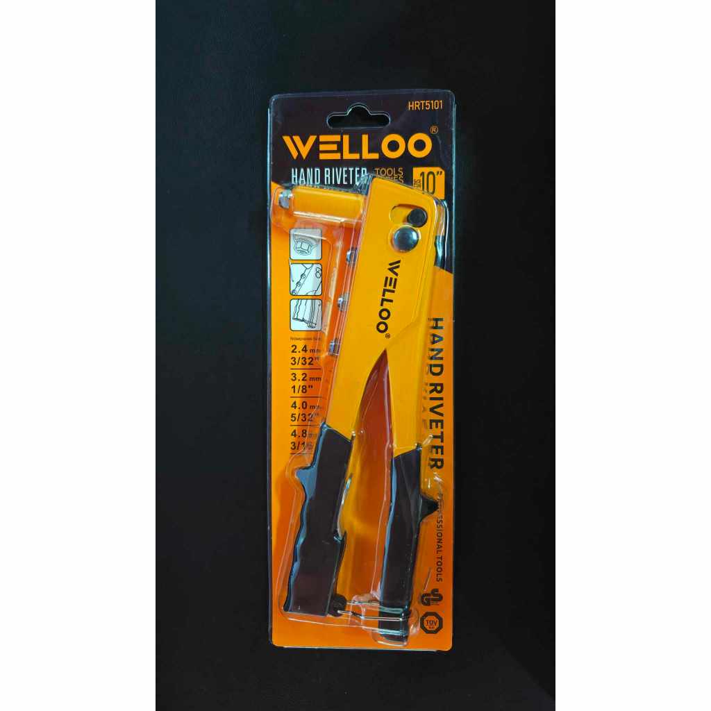 คีมยิงรีเวท ปืนยิงรีเวท 10" Welloo คีมย้ำรีเวท ปืนย้ำรีเวท ย้ำลูกรีเวท 10 นิ้ว | Shopee Thailand