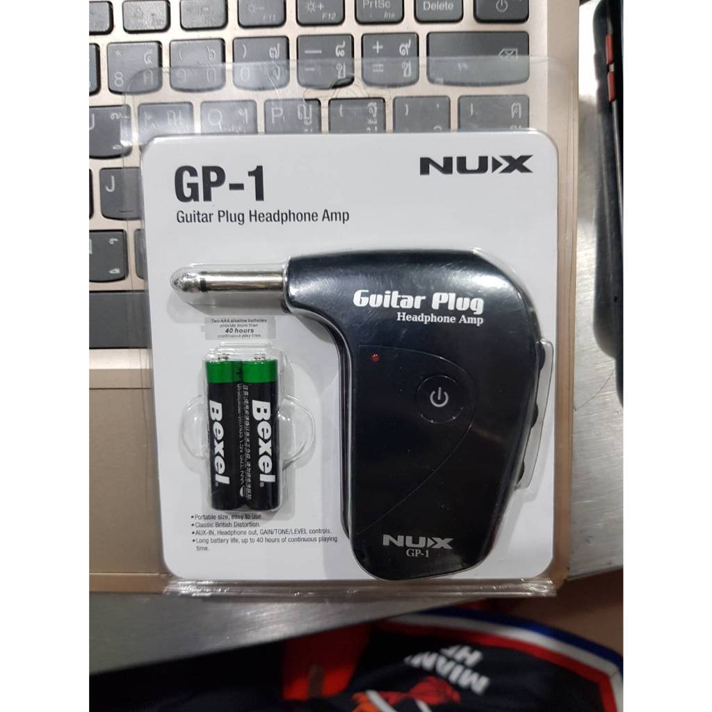 NUX GP-1 แอมป์กีตาร์พกพาสำหรับซ้อม มีเสียงแตกในตัว ใช้ได้ทั้งเบสและไฟฟ้า | Shopee Thailand