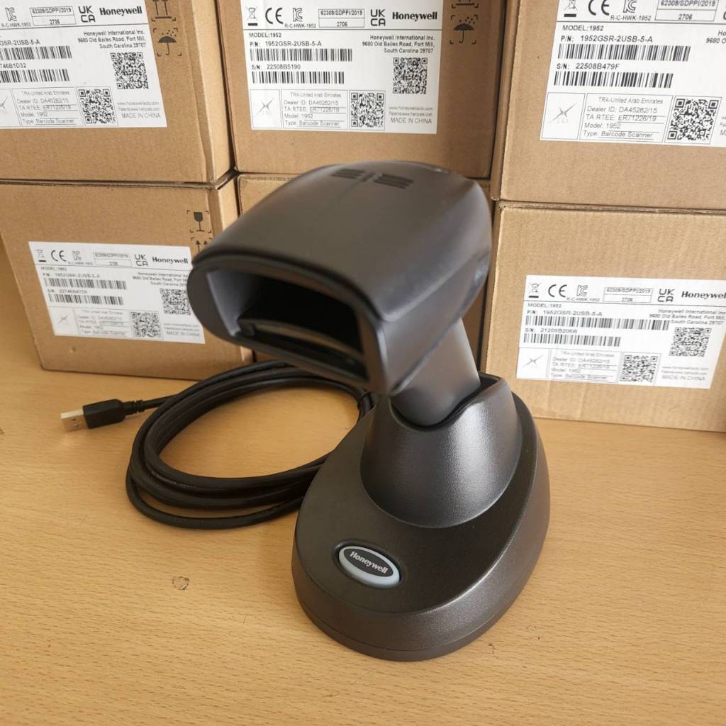 ตัวสแกน Honeywell 1952 GSR Scanner Barcode 2D Imager Wireless Cradle ...
