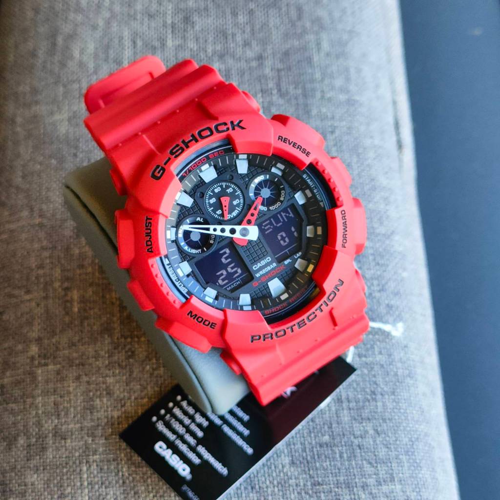 นาฬิกา ผู้ชาย casio G-shock GA-100B-4A รับประกัน 1 ปี | Shopee Thailand