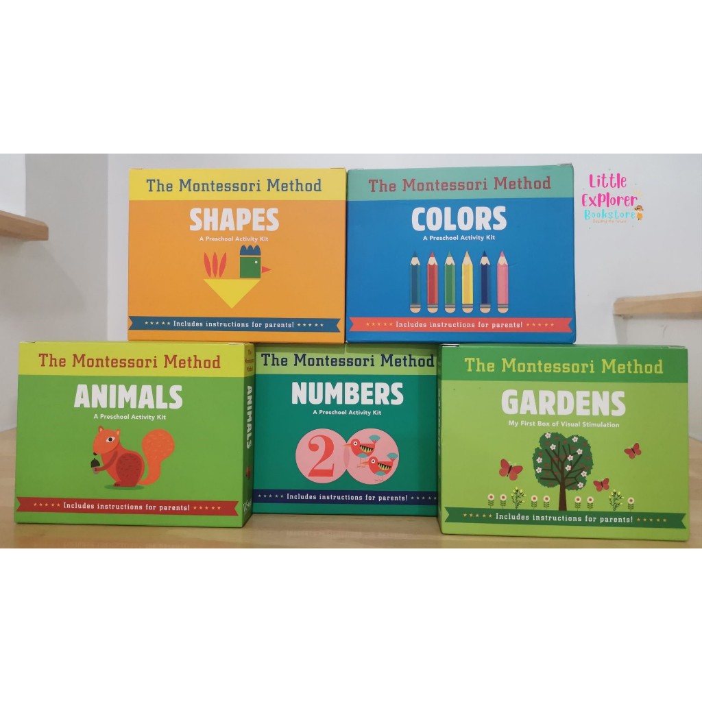 The Montessori Method Flash Card Set ( Preschool Activity Kit ...