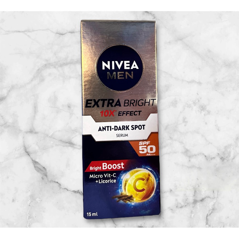 Nivea Men Extra Bright 10x Effect SPF50/PA+++ 15 ml | Shopee Thailand