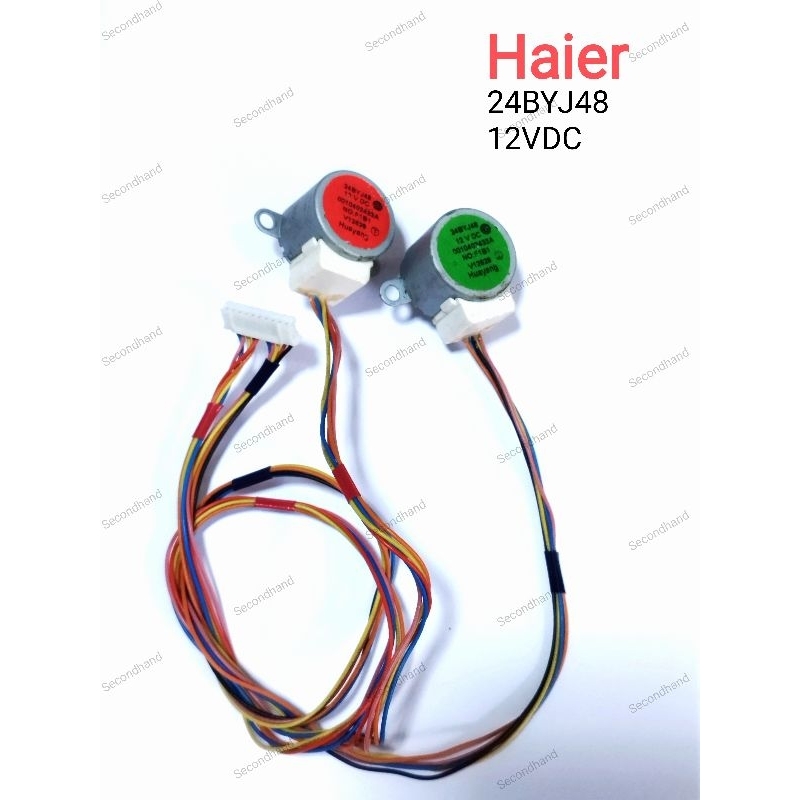 มอร์เตอร์สวิงแอร์ Haier รุ่น HSU-18LEK : 24BYJ48 (12 V DC). อะไหล่แอร์ ...