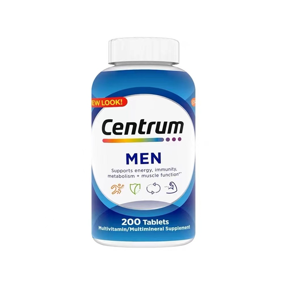 Centrum Men women Complete Multivitamin & Multi-mineral Supplement 200 ...