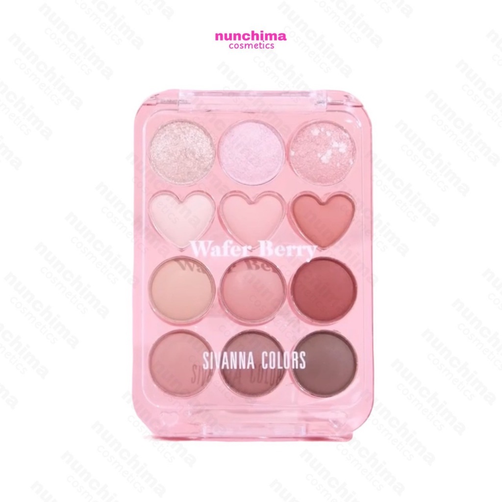 HF635 Sivanna Colors Wafer Berry Eye Palette ซีเวนน่า คัลเลอร์ส เวเฟอร์ ...