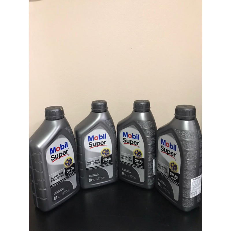 Mobil Super 0W-20 โมบิล ALL-IN-ONE PROTECTION มาตรฐาน API SP ขนาด 1 ...