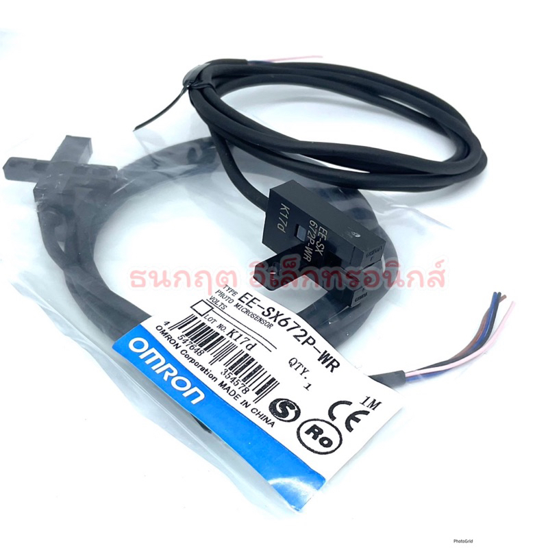 EE-SX672P-WR sensor เซ็นเซอร์ก้ามปู PHOTO MICROSENSOR เซ็นเซอร์ 4 สาย ...